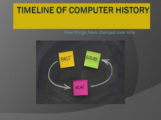 Computer history timeline | PPTX | Computing | Technology & Computing