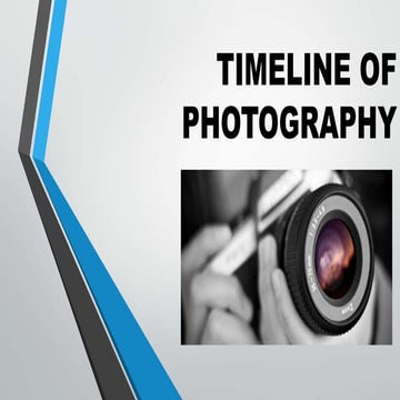 Timeline of photography | PPT