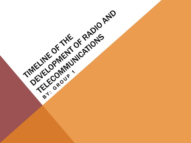 Communication then & now | PPTX