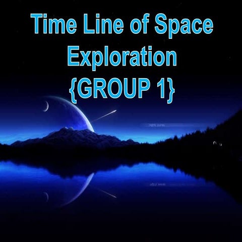 Timeline of Space Technology’s innovation (STS) | PPTX