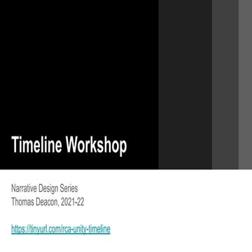 Unity Timeline workshop 2021-22 | PDF | Computer Animation | Computer Software and Applications