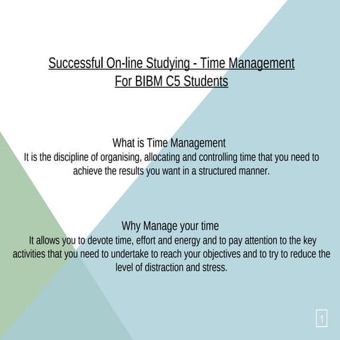 Time Management2 | PPT