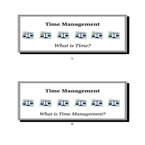 Time and Energy Management | PPTX