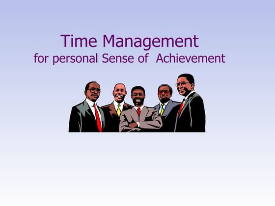 Time management and leadership | PPT