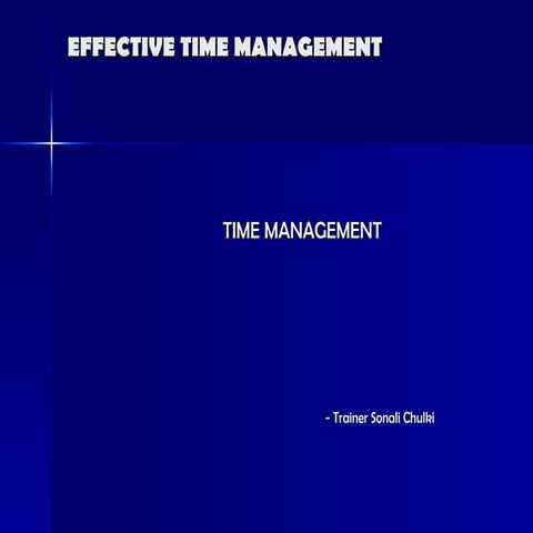 Time Management | PPT