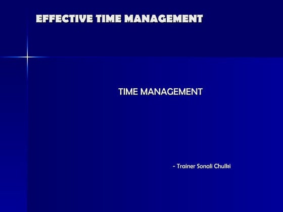 Time Management for Students | PPT