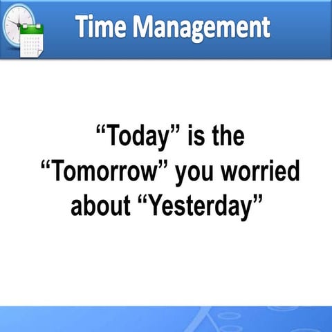 Time management | PPT