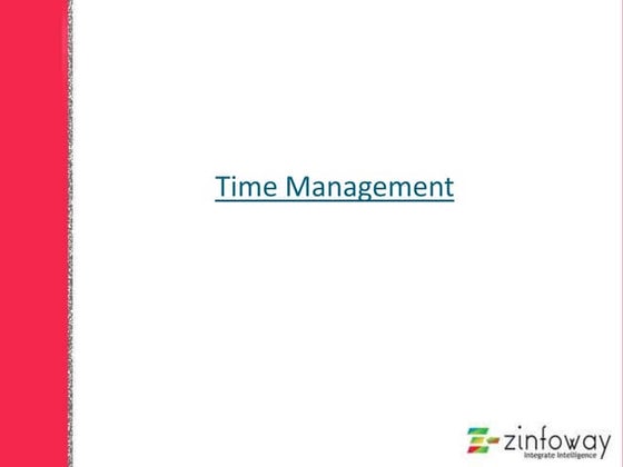 Time management skills | PPT
