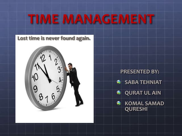 Time management ppt | PDF