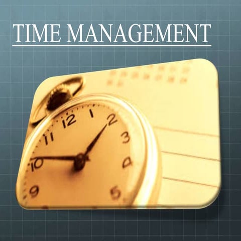 Time management | PPTX