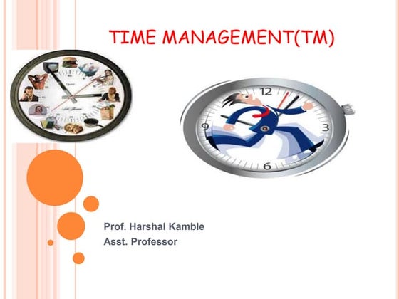 Time management ppt | PDF