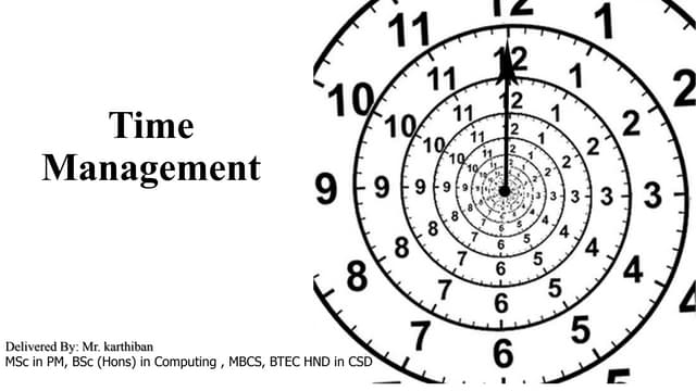 Time management ppt | PDF