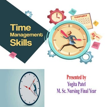 Time management Knowledge and skills .. | PPTX