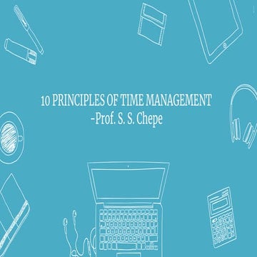 "Time Management Mastery: How to Get More Done in Less Time" | PPTX