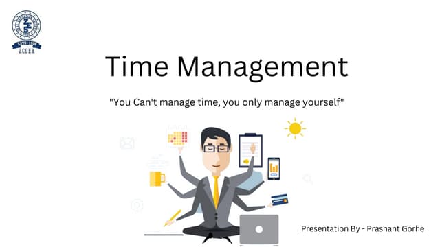 Time and financial management ppt | PPTX