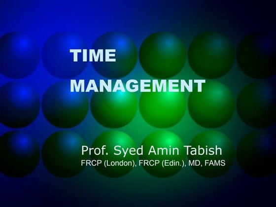 Time management for students | PPT