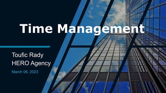 Importance of Time Management | PPT