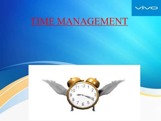 Time management ppt | PPT