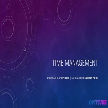 Strategic Time Management | PPTX