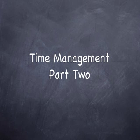 Time Management2 | PPT