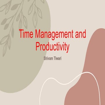 Time Management and Productivity.pptx
