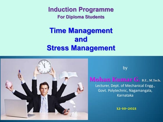 Time and stress management | PPT