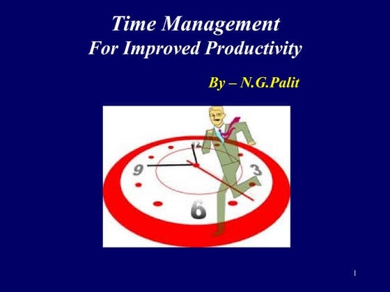Effective time management | PPT