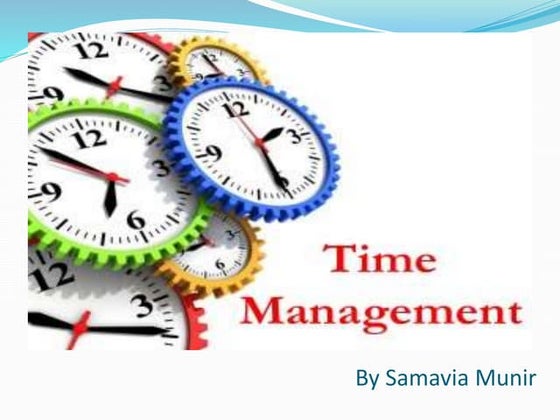 Time management ppt | PDF