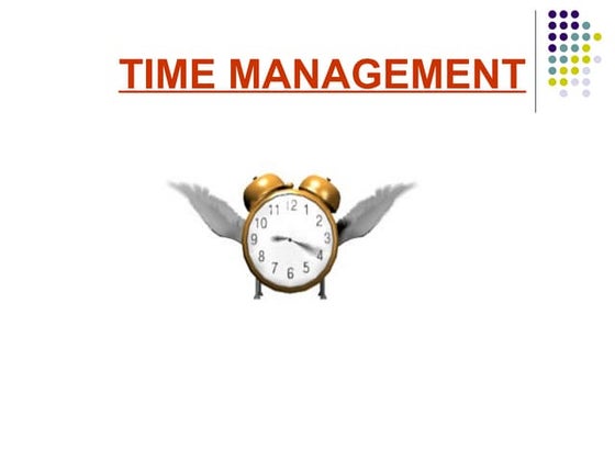 Time management ppt | PDF