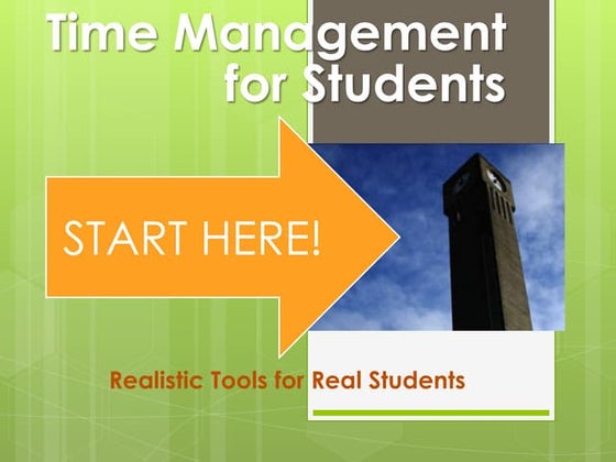 Time Management for Students | PPT