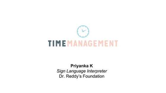 Time Management By Brian Tracy | PPT