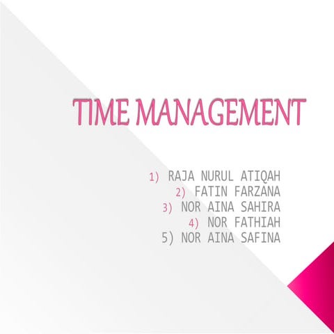 Time management | PPT