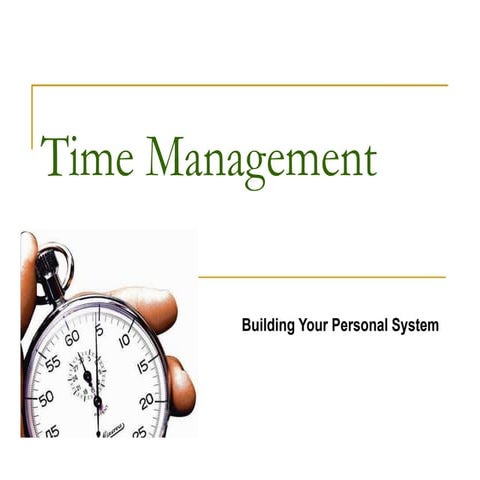 Time management ukrainian | PPT