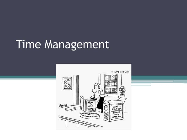 Time management ppt | PDF