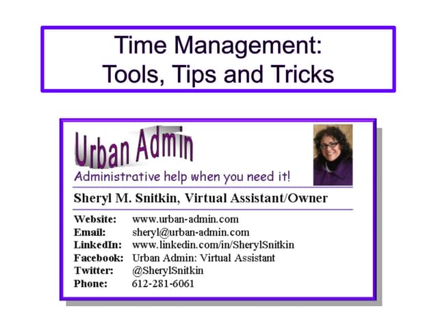 Time management ppt | PDF