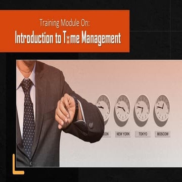 Time Management Skill for employee in workplace | PPTX