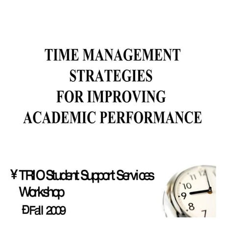 Time Management Strategies | PPT