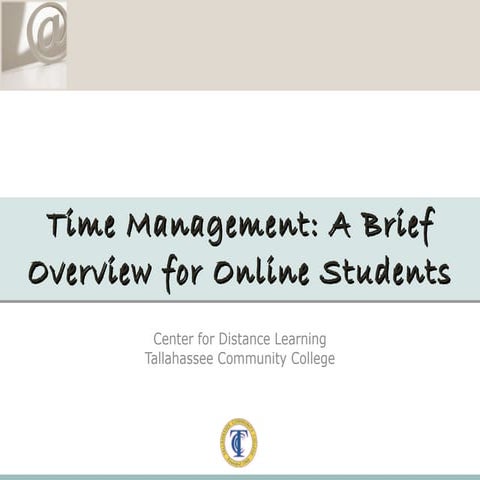 Time Management for Students | PPT