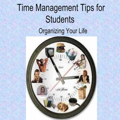 Time management tips for students | PPT