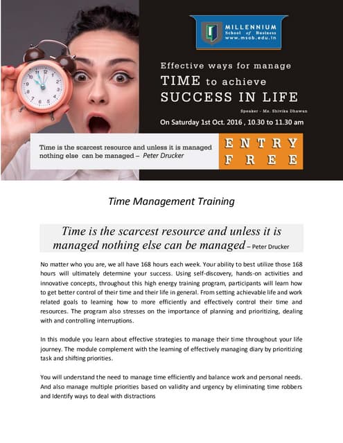 Time management | PPTX