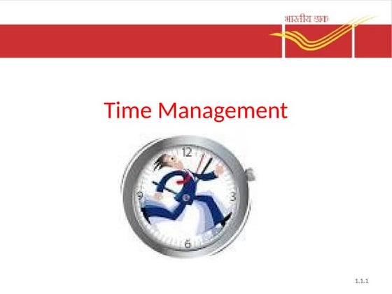 Effective time management | PPT