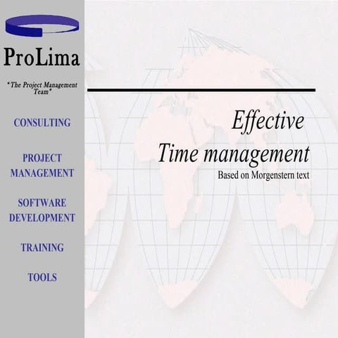 Time mgmt pitch | PPT