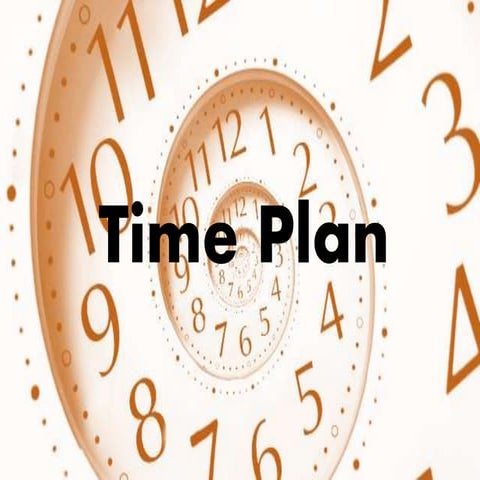 Time plan | PPT