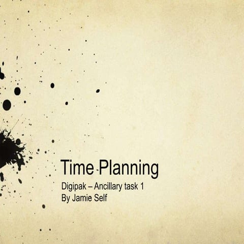 Time planning | PPT