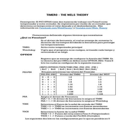Timer0 Pic16f84a Pdf 