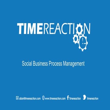Timereaction Corporate Profile | PPT