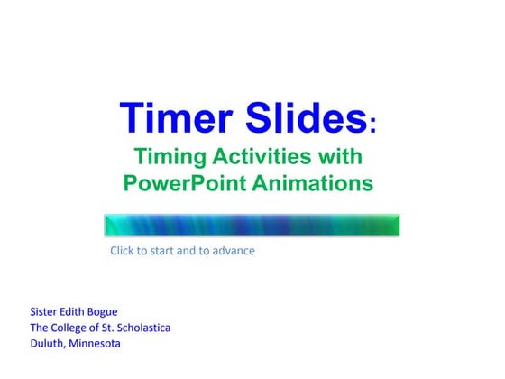 Timer powerpoint break | PPT