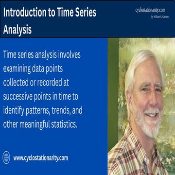 Understanding Time Series: Methods and Applications | PPT