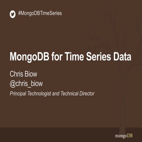 Mongodb For Time Series Data Pptx Databases Computer Software And