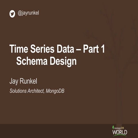 Mongodb For Time Series Data Schema Design Ppt